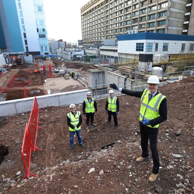 Ground-breaking ceremony for new Royal podium entrance - Cheshire ...